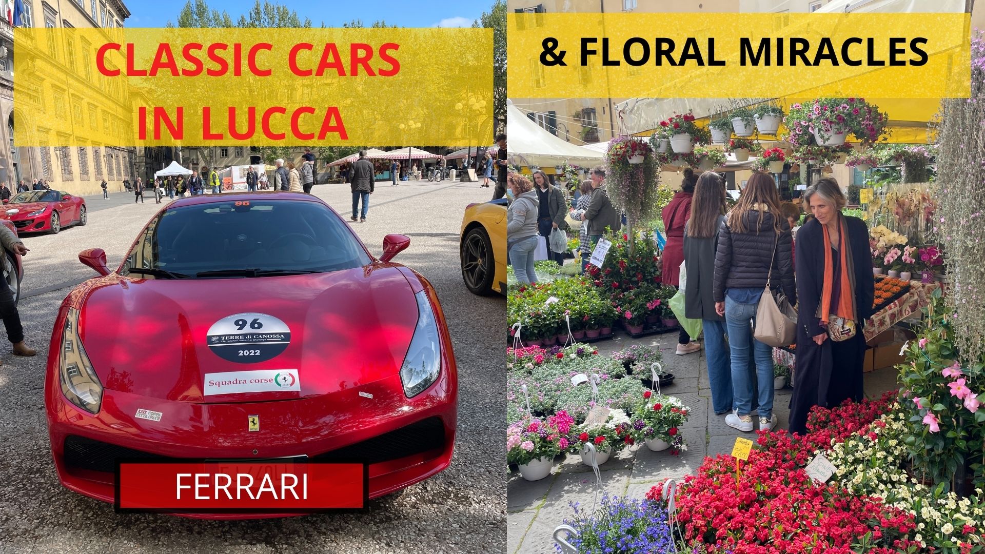 Ferrari and Flora in Lucca - LuccaNews.Org